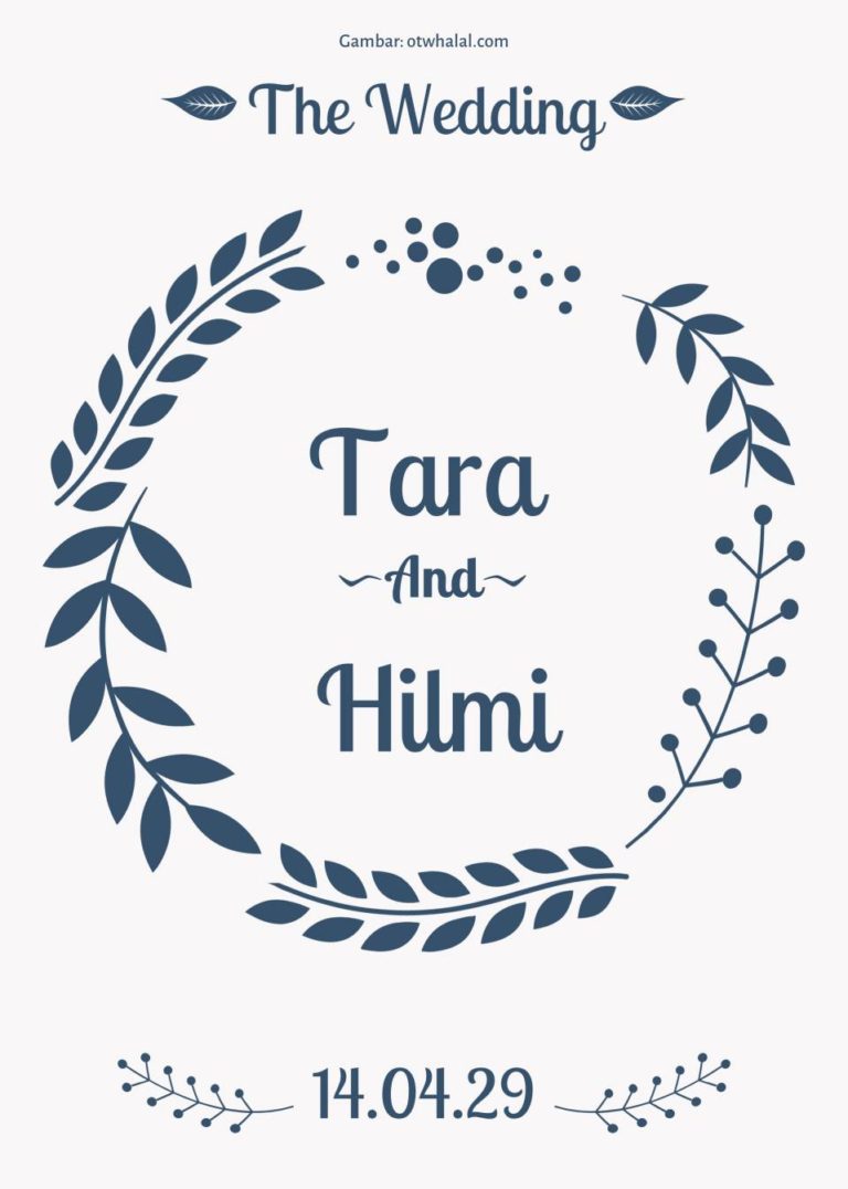 27+ Font Undangan Pernikahan yang Cantik & Kekinian!