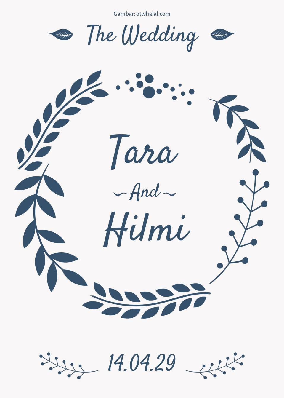 27+ Font Undangan Pernikahan yang Cantik & Kekinian!